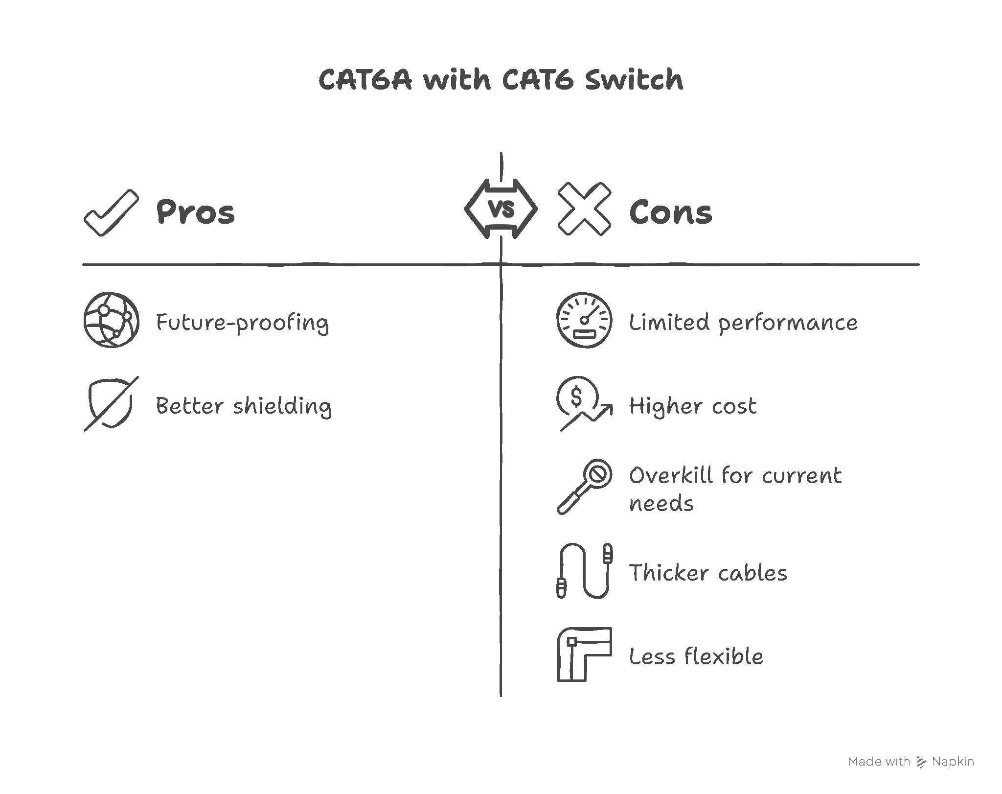 Using CAT6A with CAT6 Switch: Benefits & Installation Guide